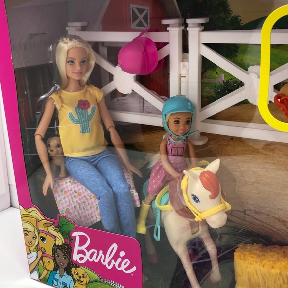 Barbie | Toys | Barbie Hugs N Horses Large Playset New | Poshmark